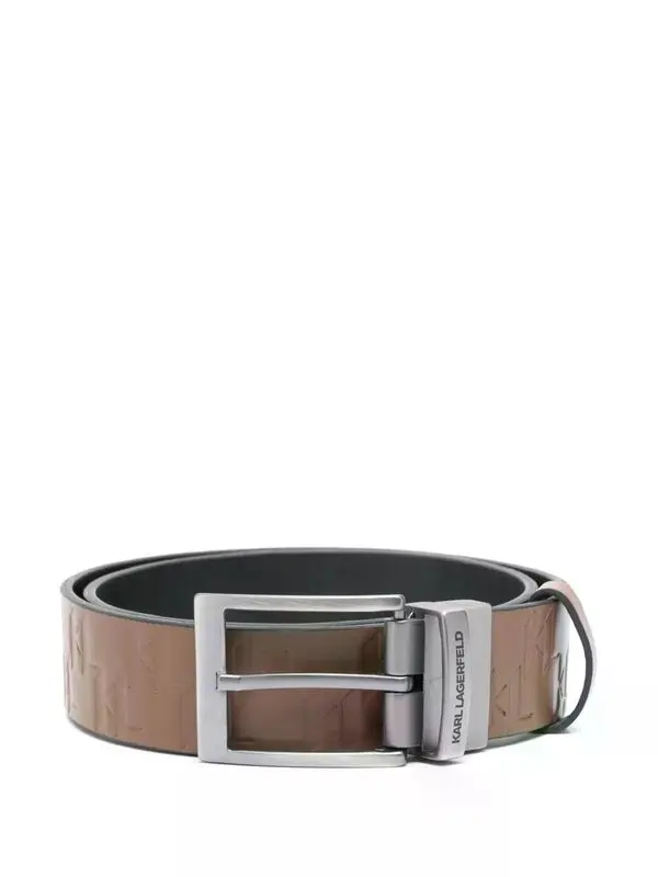 Karl Lagerfeld Reversible Belt - Brown