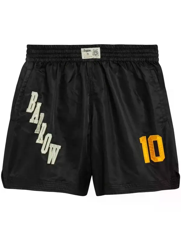BARROW Logo-embroidered Shorts - Black
