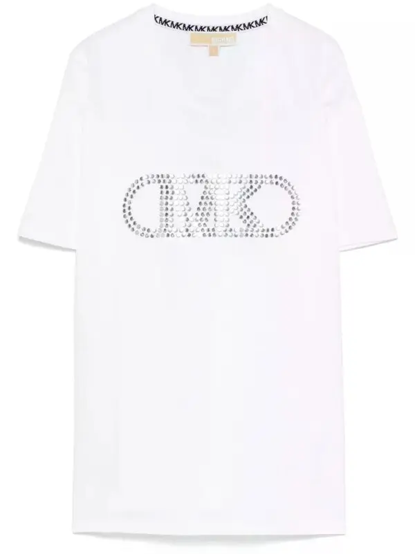 Michael Kors Empire-stud T-shirt - White