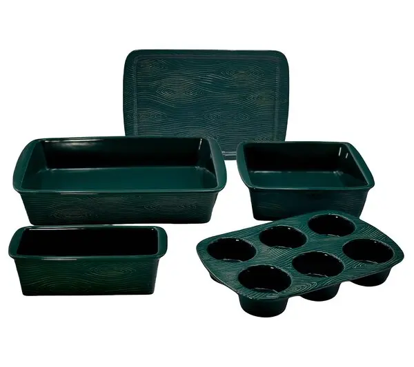 TEMP-TATIONS Woodland 5-pc Essential Nestable Bakeware Set