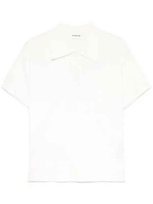 P.a.r.o.s.h Cipria Polo Top - White