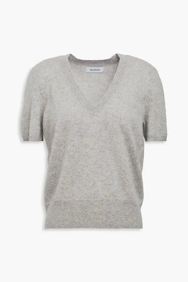 Naadam Cashmere Sweater - Light Gray