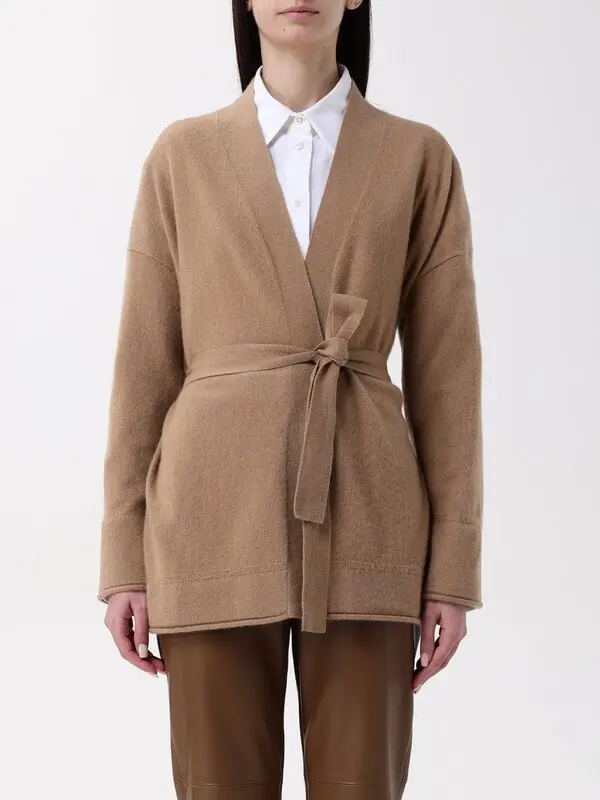 Max Mara Belted Cardigan - Camel