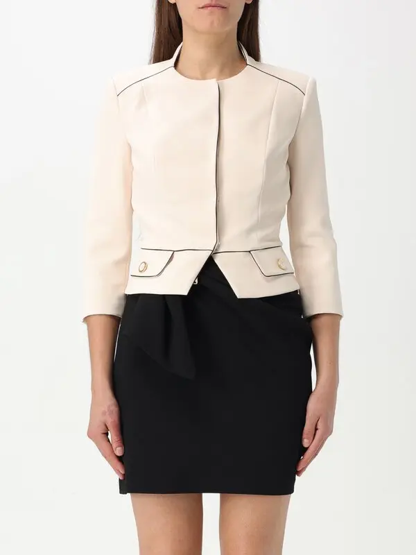 Elisabetta Franchi Blazer - Yellow Cream