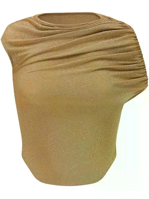 OUDE WAAG Draped Sleeveless Top