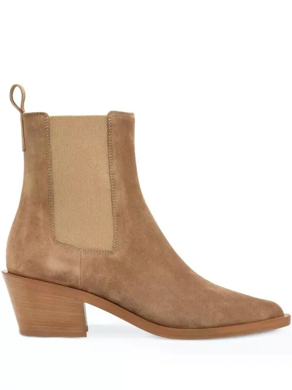 GIANVITO ROSSI 45mm Wylie Boots - Brown