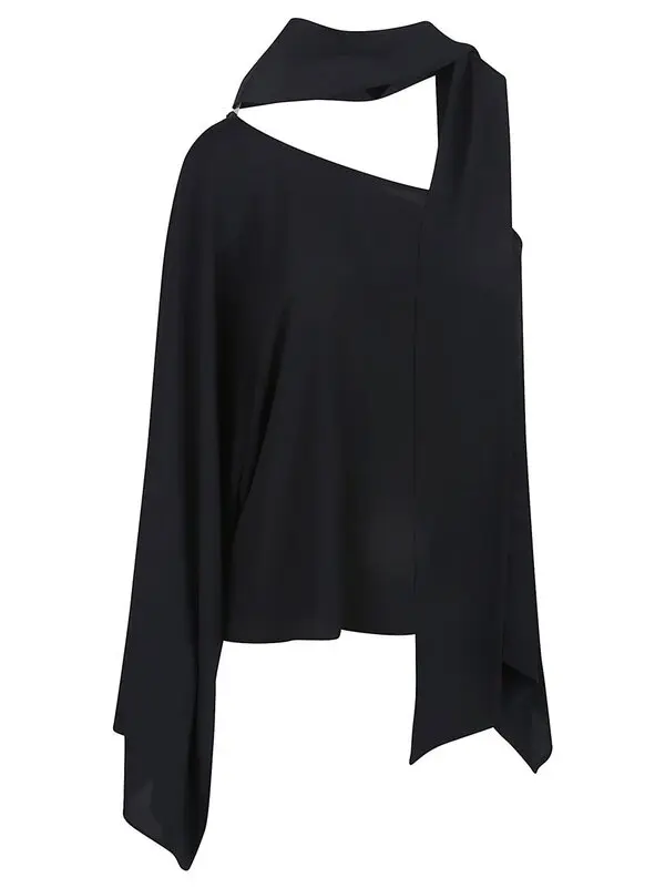 Federica Tosi One-shoulder Blouse - Black