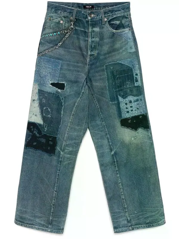 FIVE CM Graphic-print Jeans
