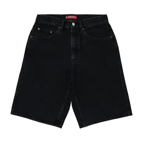 Supreme Baggy Denim Shorts - Black | Editorialist
