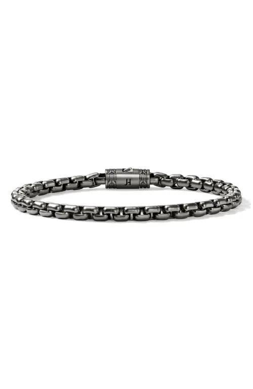 John Hardy Box Chain Bracelet - Dark Silver
