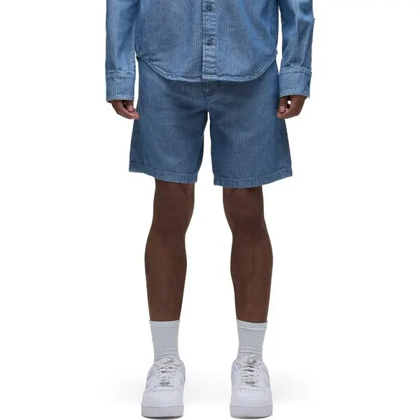 Hudson Jeans Venice Ribbed Cotton Chino Shorts - Herringbone