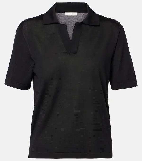 THE ROW Julianna Silk Polo