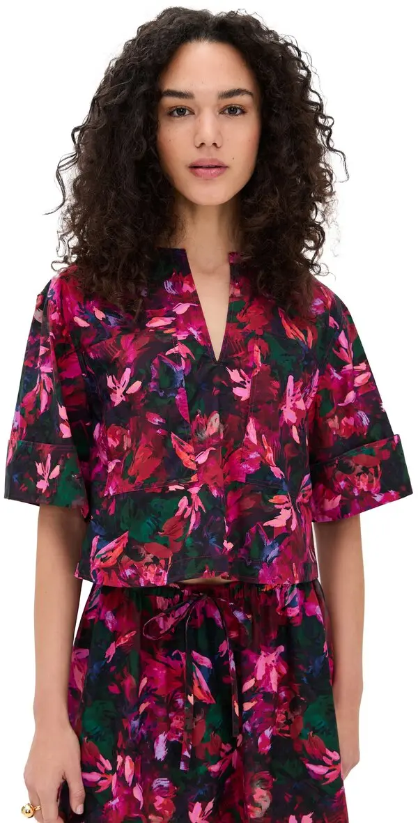 Ulla Johnson Suri Blouse - Hibiscus