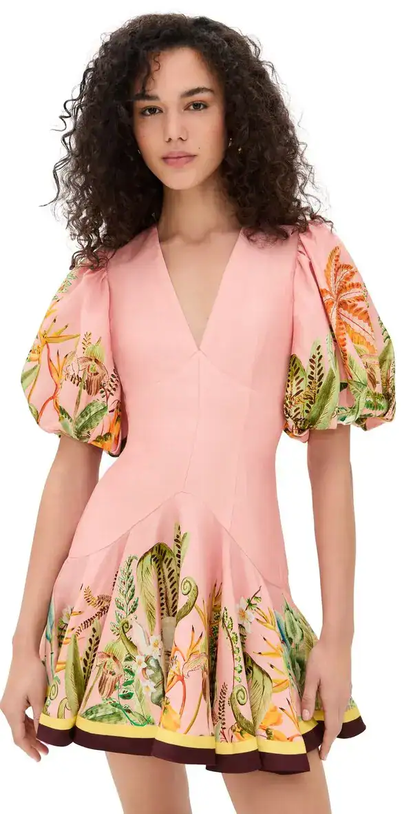Alemais Papaya Mini Dress In Pink - 70% Off | Editorialist