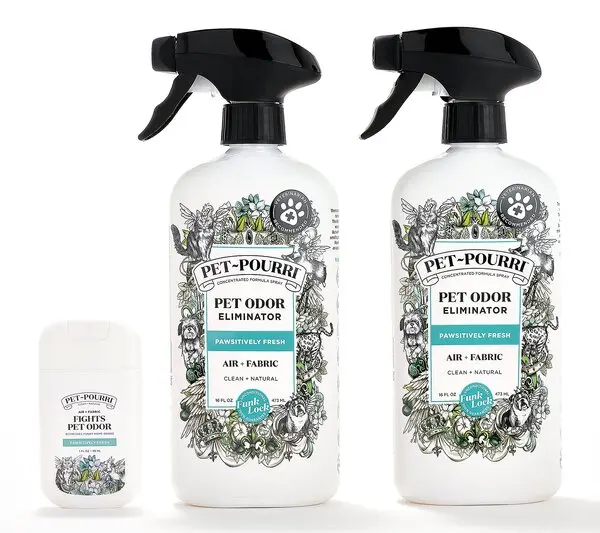 POO-POURRI Pet Pourri S/3 Pawsitively Fresh Air & Fabric Spray
