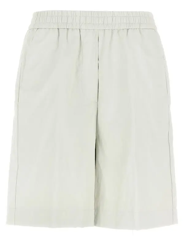 NUDE Leather-effect Bermuda Shorts