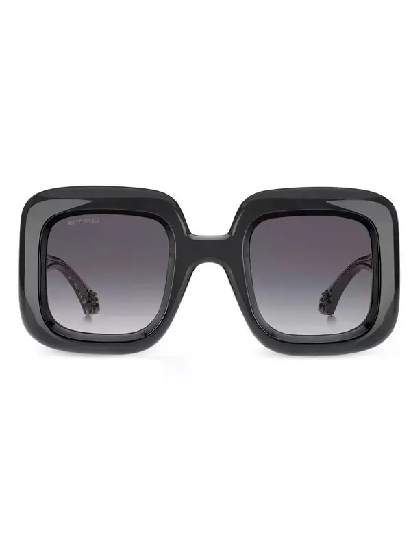 Etro Paisley Print Oversized Sunglasses