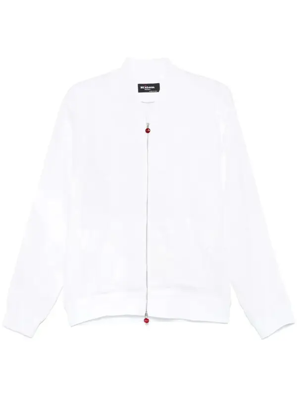 Kiton Linen Bomber Jacket