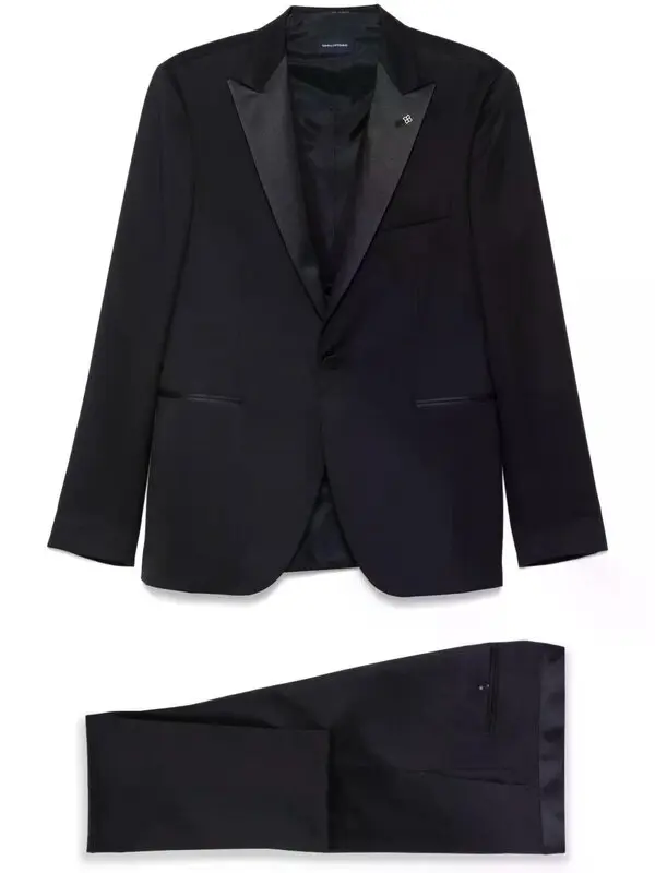 Tagliatore Wool Three-piece Suit - Blue