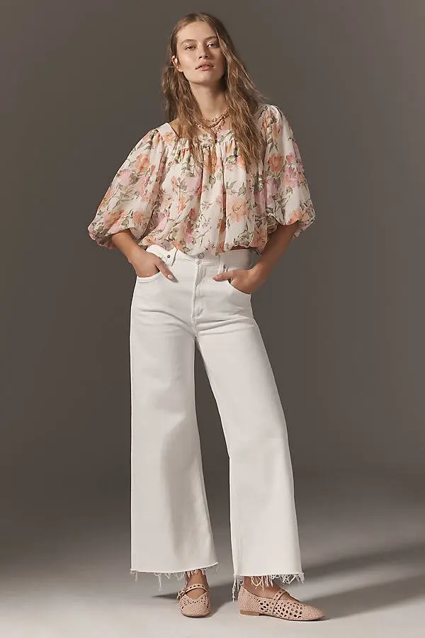 Citizens Of Humanity Lyra High-rise Crop Wide-leg Jeans