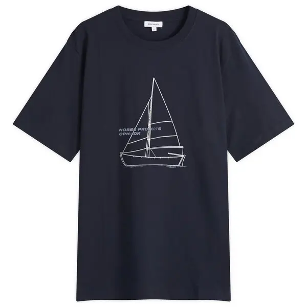 Norse Projects Holger Boat Print T-shirt