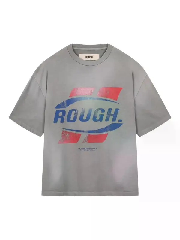 ROUGH. Logo-print T-shirt