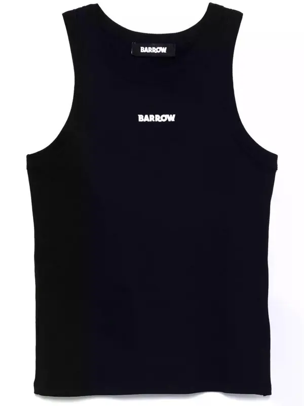 BARROW Logo-tape Tank Top - Black
