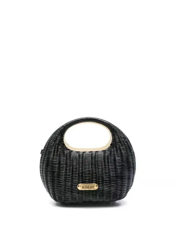 Sacai Logo-plaque Mini Handheld Bag