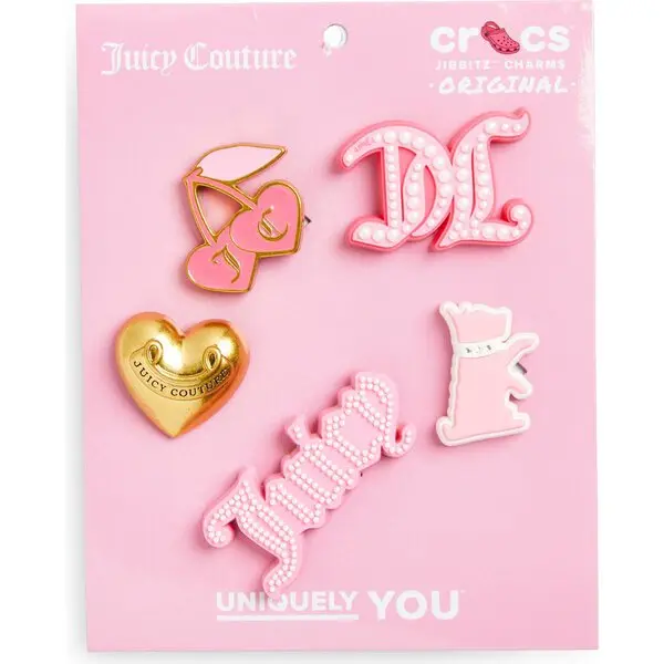 CROCS X Juicy Couture Jibbitz Shoe Charms 5 Pack