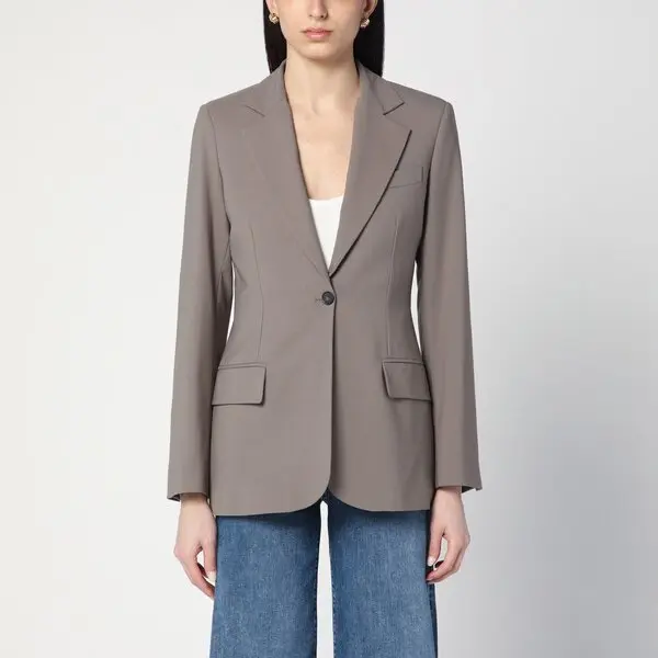 Erika Cavallini Single-breasted Jacket - Brown