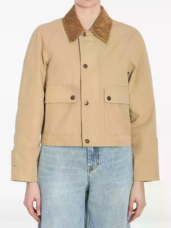 Burberry Cropped Jacket - Neutrals