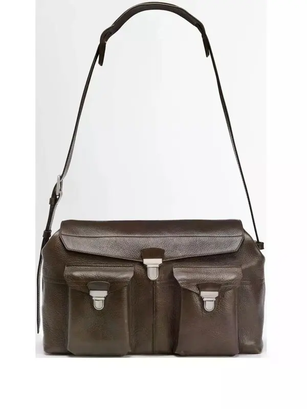 LEMAIRE Week-end Gear Shoulder Bag - Brown