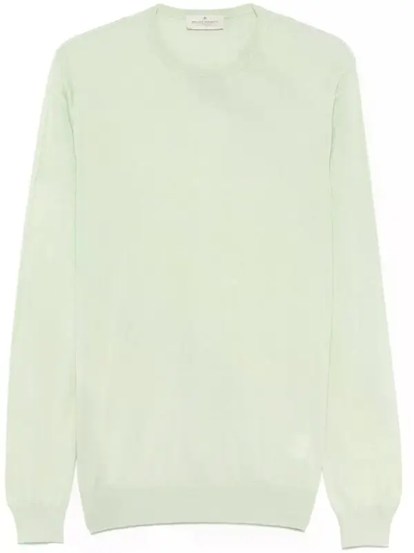 Bruno Manetti Fine-knit Sweater - 207 Green