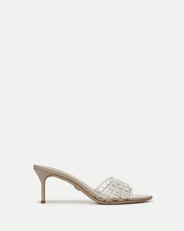 Veronica Beard Tia Jelly Sandals - Clear/sand