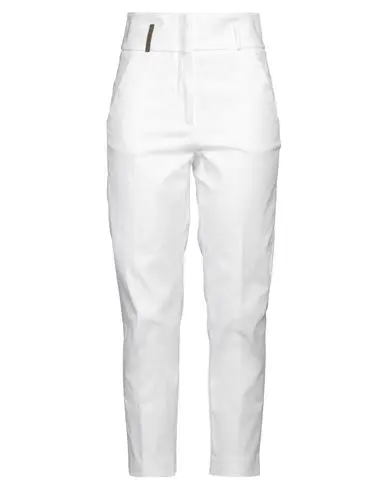 Peserico Tapered Jacquard Pants - White