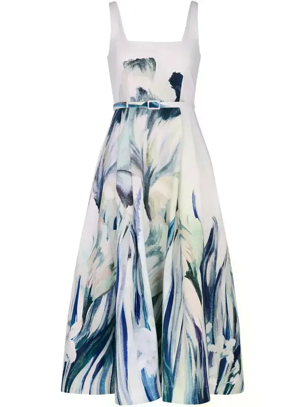 NICHOLAS Sorelle Midi Dress - White