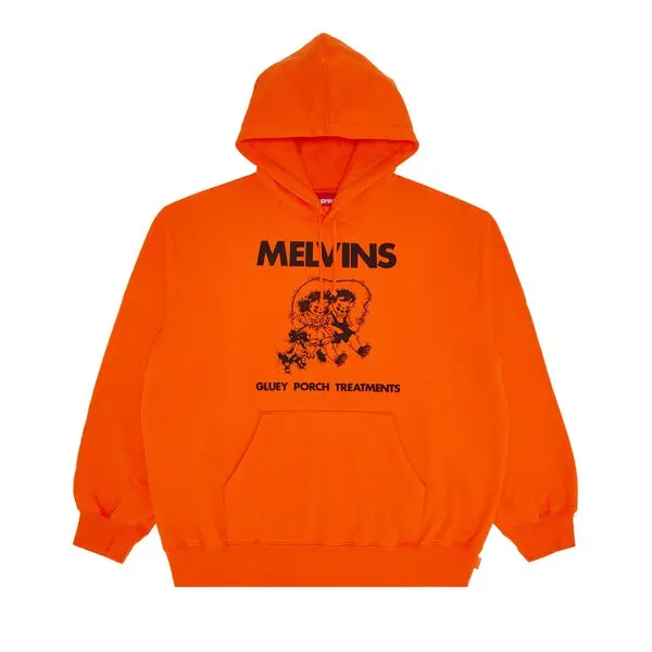 Supreme X Melvins Hooded Sweatshirt - Orange