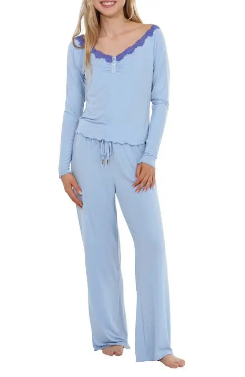 Honeydew Intimates Wind Down Long Sleeve Pajamas