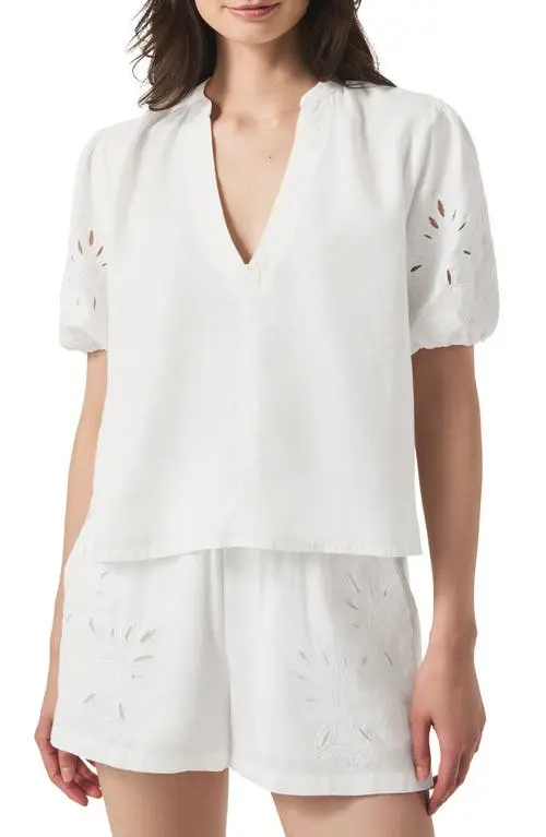 Splendid Cayden Embroidered Eyelet Top