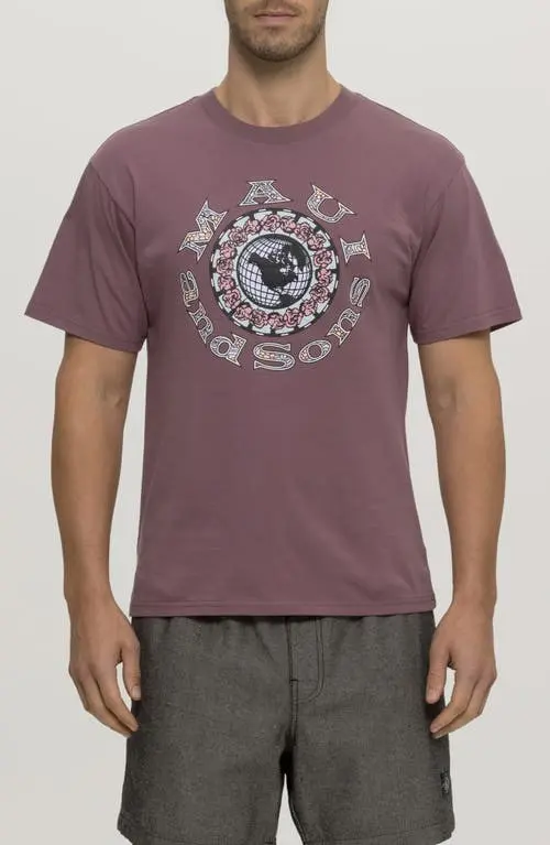 MAUI & SONS Globe Graphic T-shirt