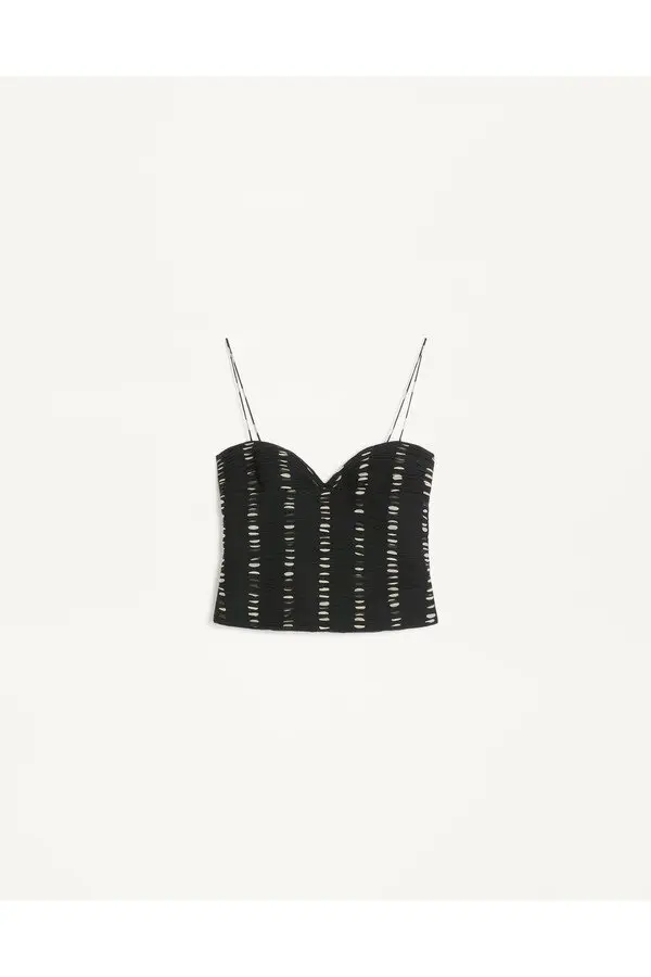 Valentino Garavani Plusdepois Print Chiffon Top