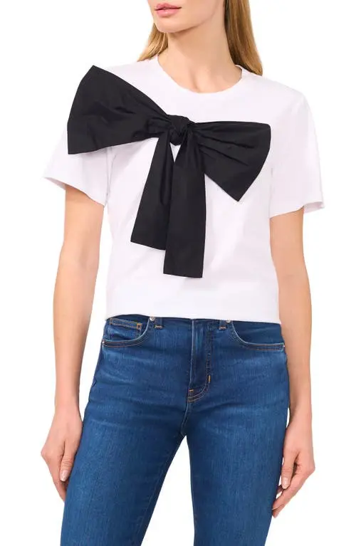 CECE DUPRAZ Oversized Bow T-shirt