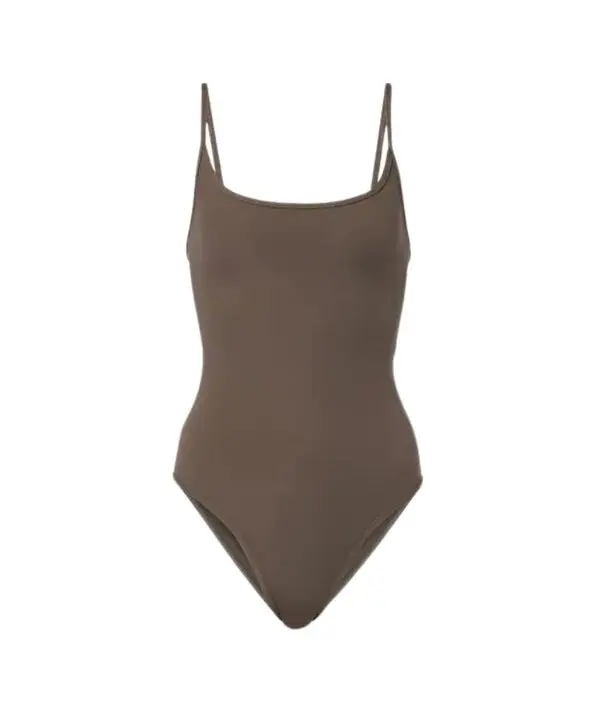 TOTÊME Jersey Swimsuit - Brown