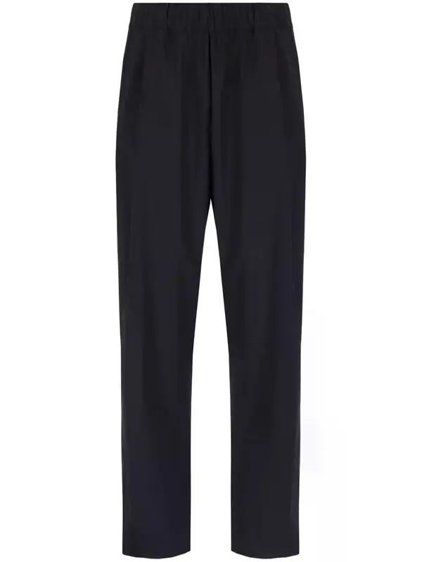 LANEUS Pleated Trousers - Black