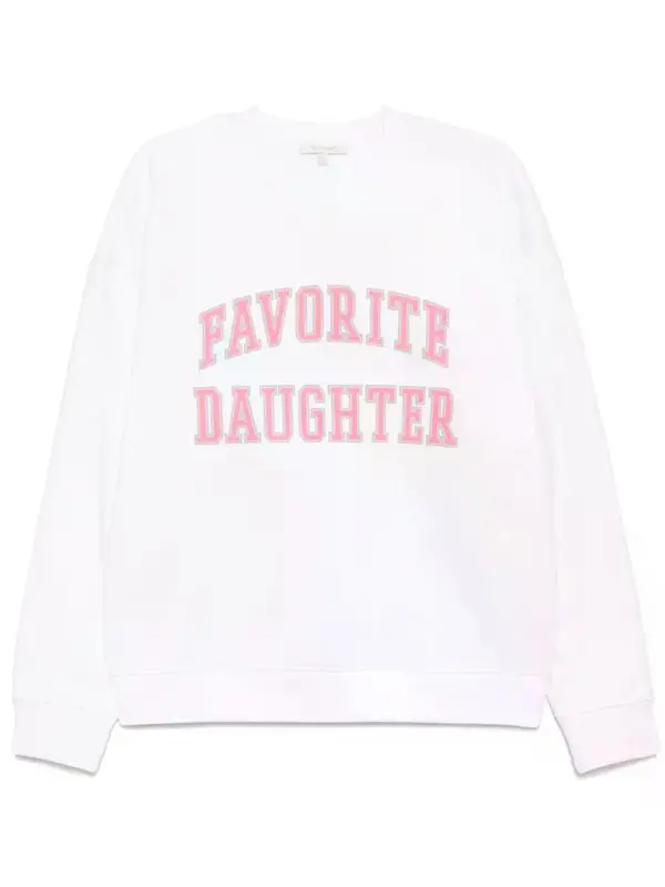 FAVORITE DAUGHTER Collegiate Sweatshirt - White
