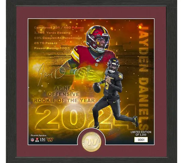 HIGHLAND MINT Josh Allen 2024 Nfl Mvp Photo Min T