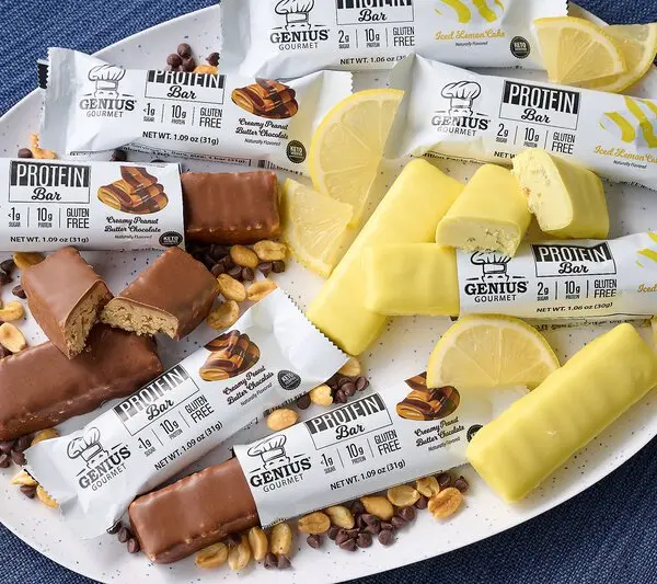 GENIUS GOURMET Count Individually Wrapped Protein Bars