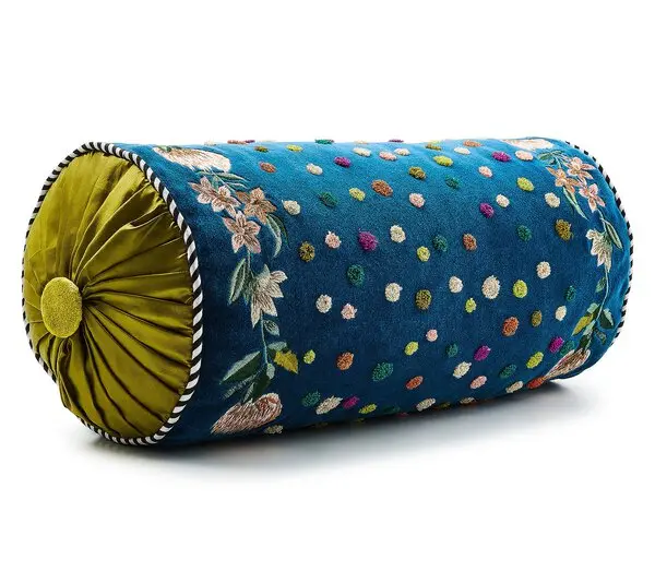 MACKENZIE-CHILDS Fairy Tale Dot Bolster Pillow