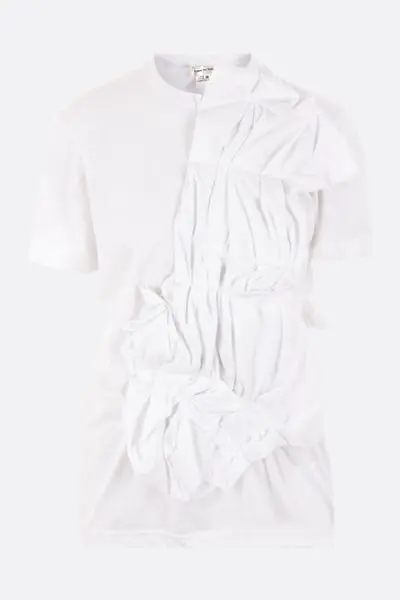 Comme Des Garçons Ruched T-shirt - White