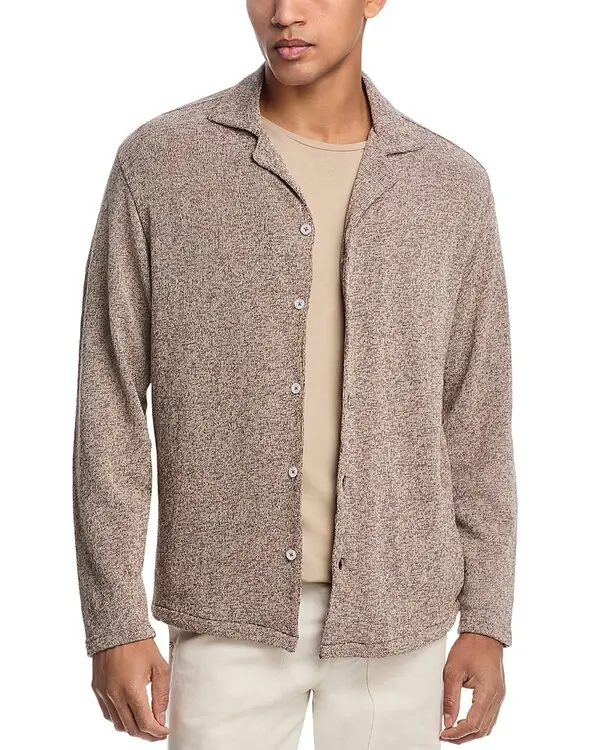 KROST Knit Long Sleeve Button Front Camp Shirt